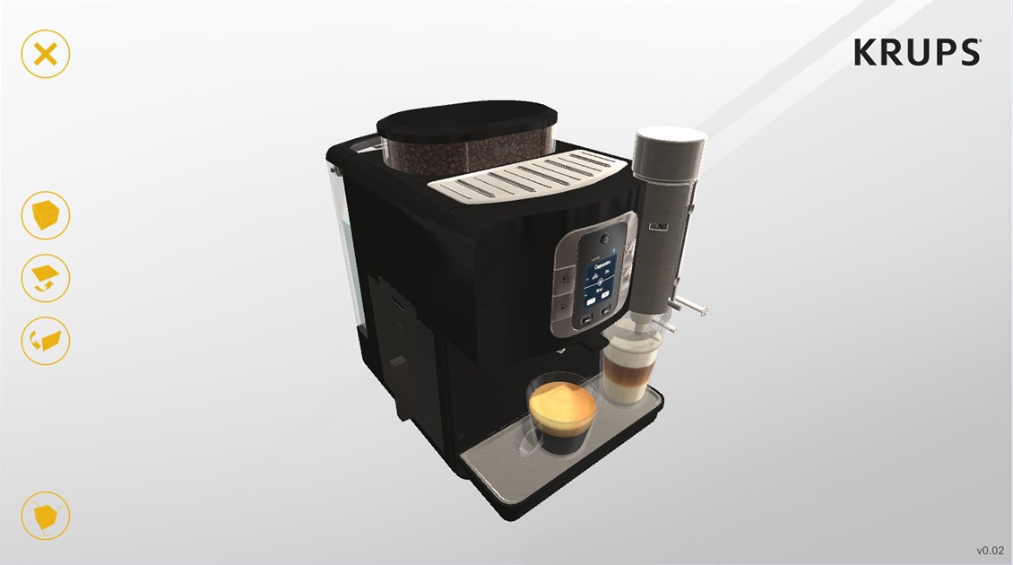 SEB / "DISCOVER-MY-PRODUCT" / COFFEE BAR - SYNTHES'3D